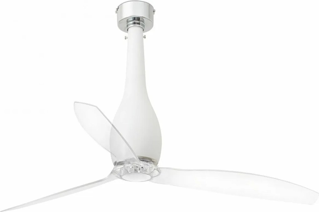 FARO 32001 ETERFAN, bílá/transparentní, stropní ventilátor s DC motorem - FARO