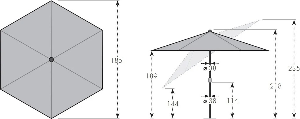 Doppler LIFE 180 cm antracit