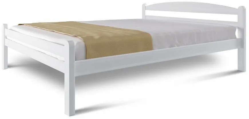 Postel z masivu PINOKIO - buk bílá 90 × 200 cm