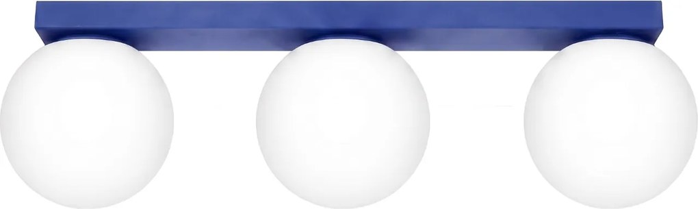 Sollux Lighting Stropní svítidlo YOLI 3 ultramarín