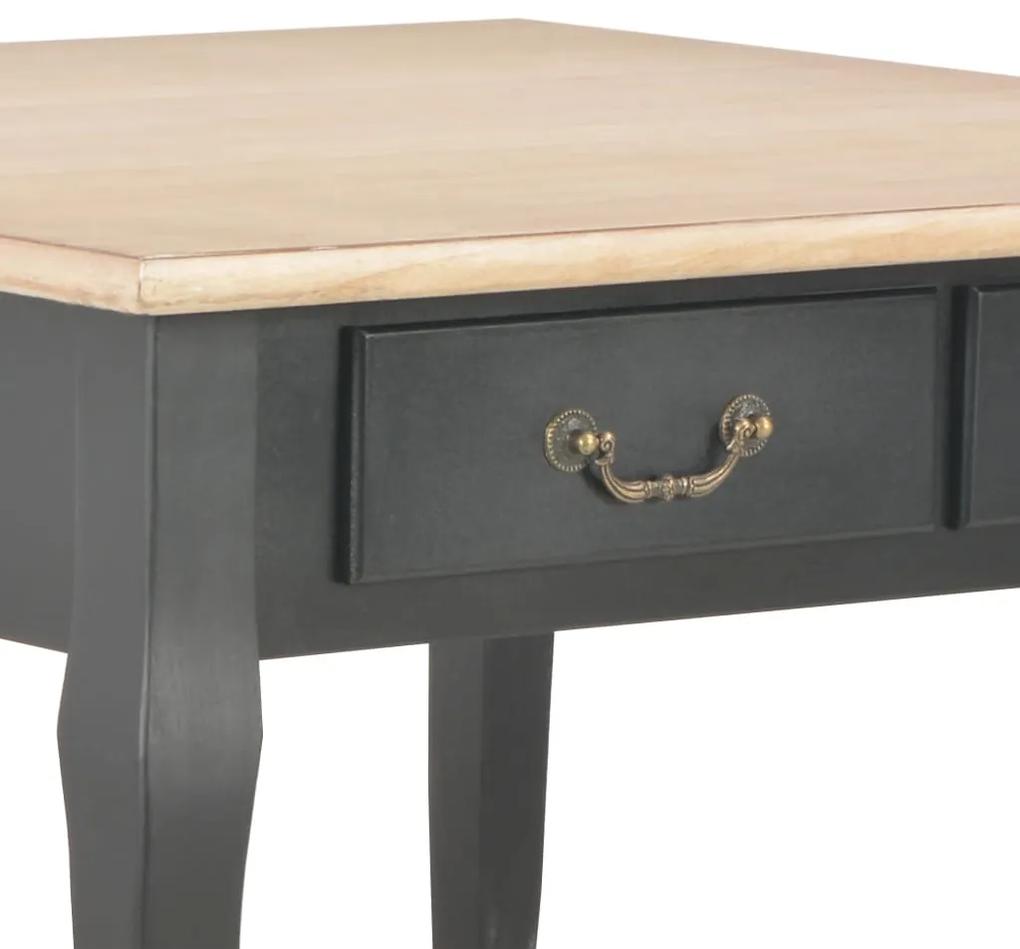 Konferenční stolek černý 80 x 80 x 50 cm dřevo - Default Title