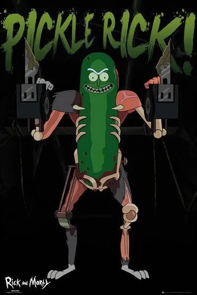 Plakát Rick and Morty - Pickle Rick (8)