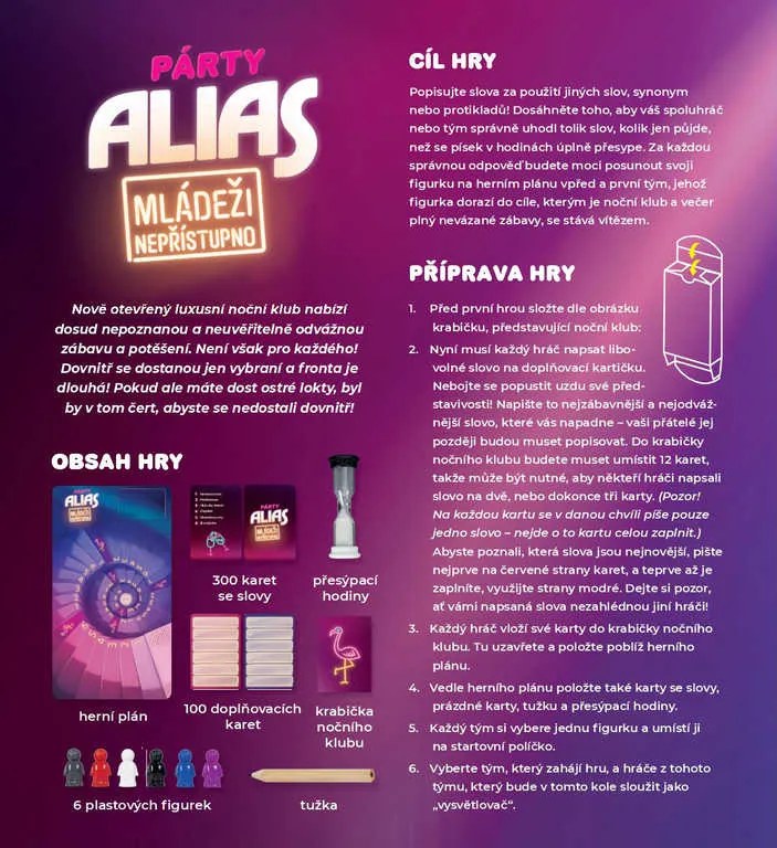 ALBI HRA Párty Alias Mládeži nepřístupno *SPOLEČENSKÉ HRY* alpyy