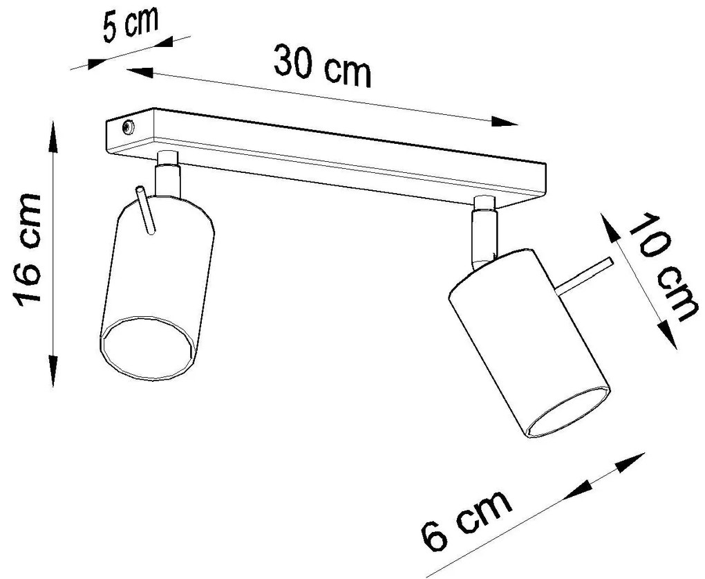 Stropní svítidlo RING 2 bílé