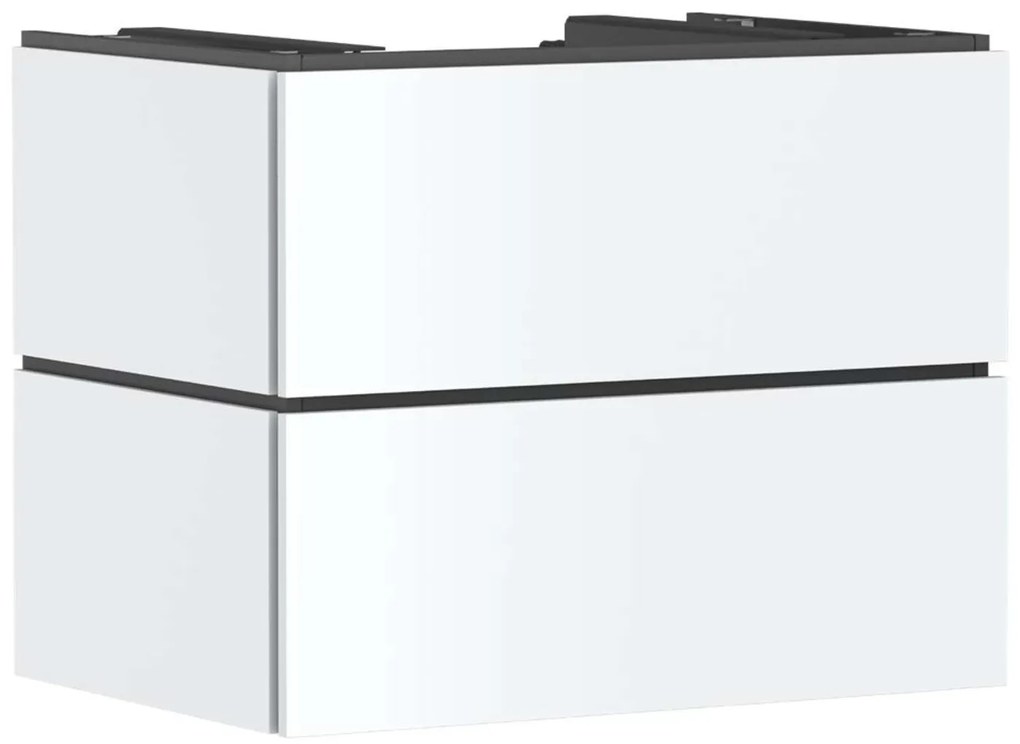 Hansgrohe Xilesa E - Umyvadlová skříňka, 62x78x55 cm, 2 zásuvky, matná bílá 54299700