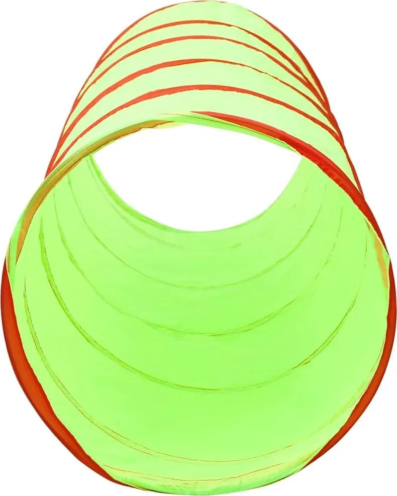 vidaXL Dětský tunel na hraní zelený 175 cm polyester [93684]