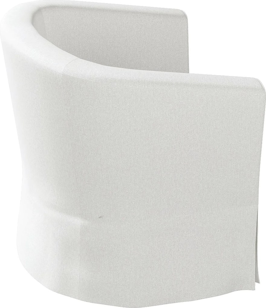 Potah na křeslo IKEA Ektorp Tullsta barva krémová látka pletený vzor