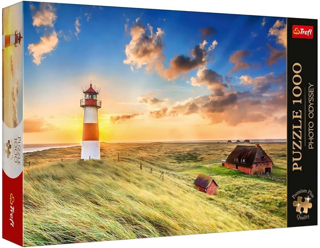 TREFL PUZZLE PREMIUM Photo Odyssey Maják List-Ost 68x48cm 1000 dílků tr10823