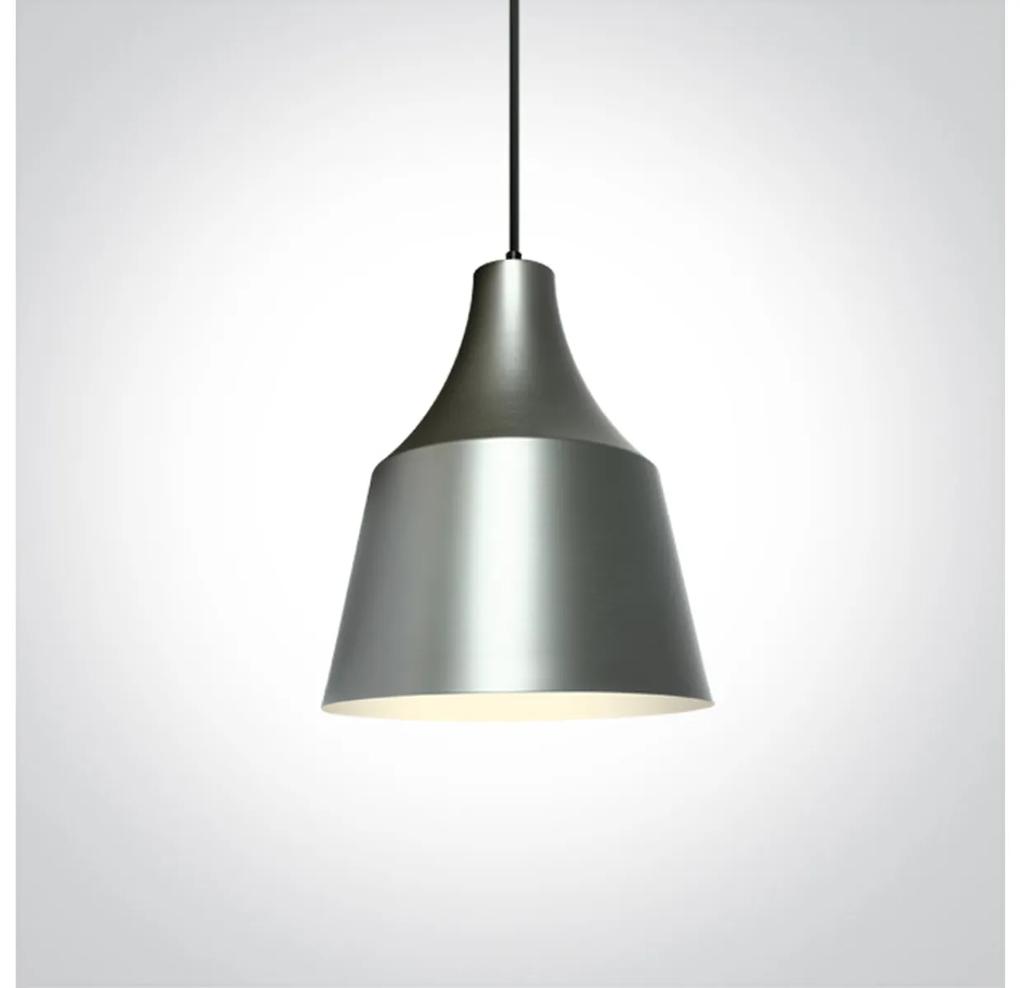 ONE Light 63072/MG závěsné svítidlo, kovově šedé, E27, ø27,4cm, IP20