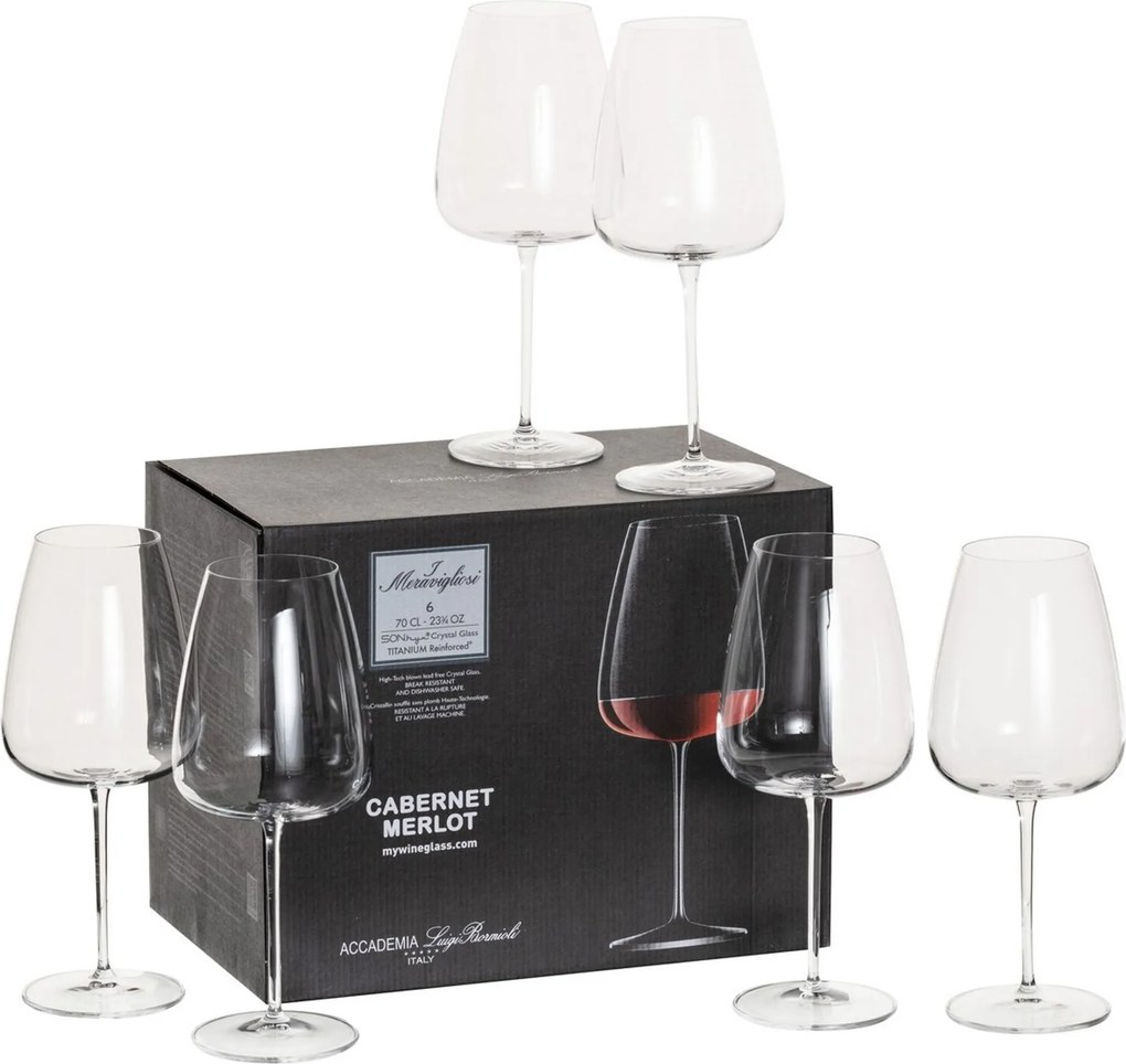 Sklenice na červené víno Gioco 6ks. 700ml