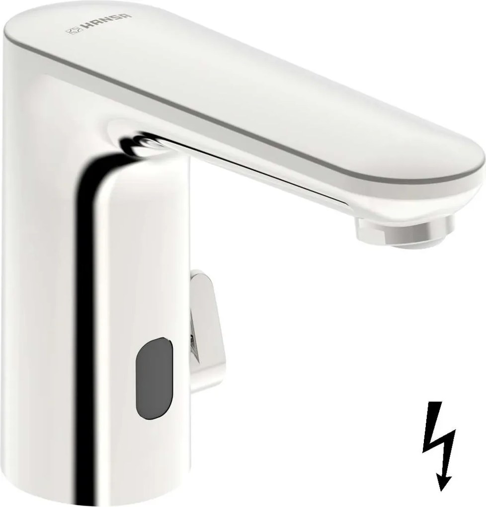 Hansa Electra - Elektronická umyvadlová baterie, síťové napájení, Bluetooth, chrom 92631129