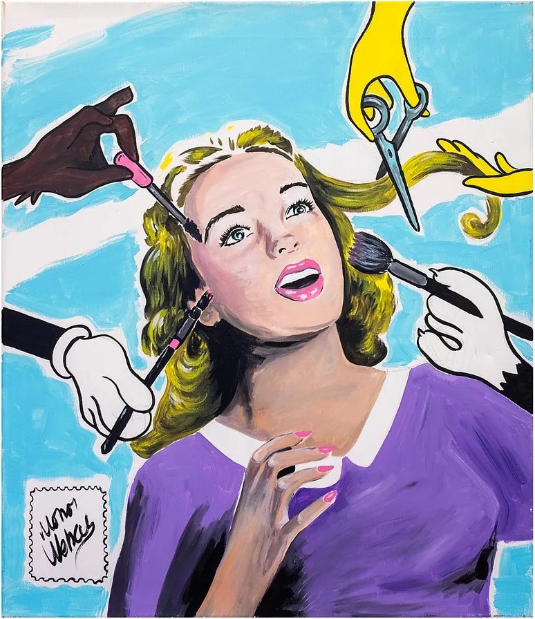 Vendula Veselá | Wona Wena Vendula Veselá | Iconic Rám: Bílý, Velikost: 40 x 40 cm