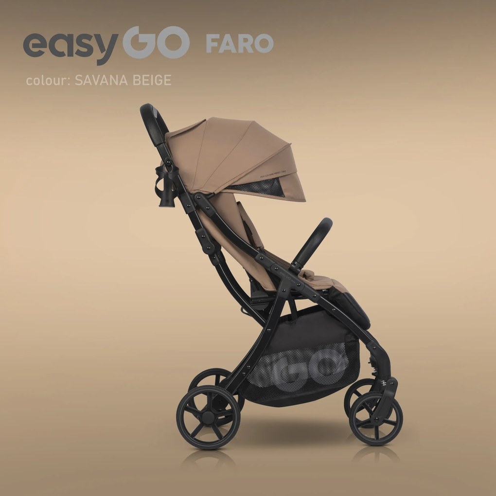 Sportovní kočárek EasyGo Faro Savana Beige