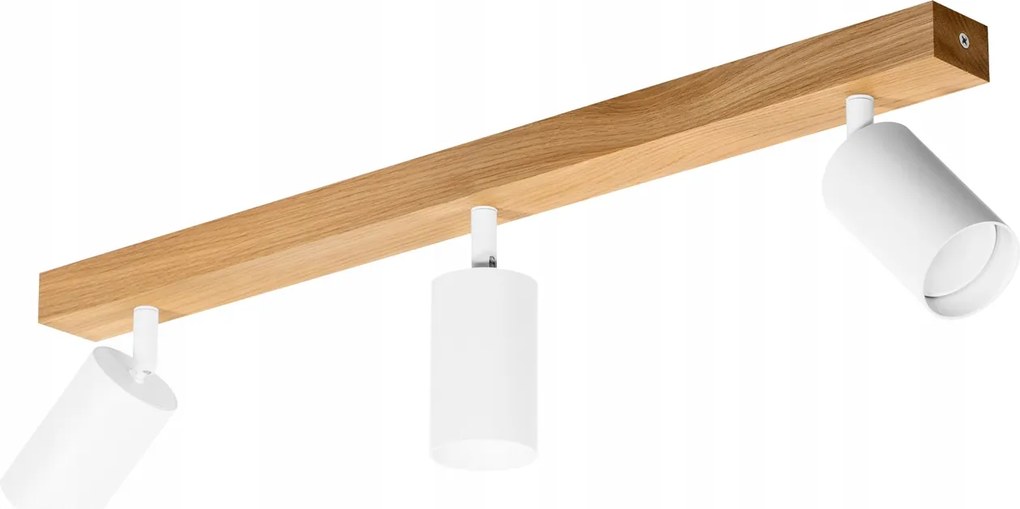 Led nástěnné svítidlo stropní svítidlo Dubová Modern 60 cm GU10 Bílá Pohyblivá Nástěnný