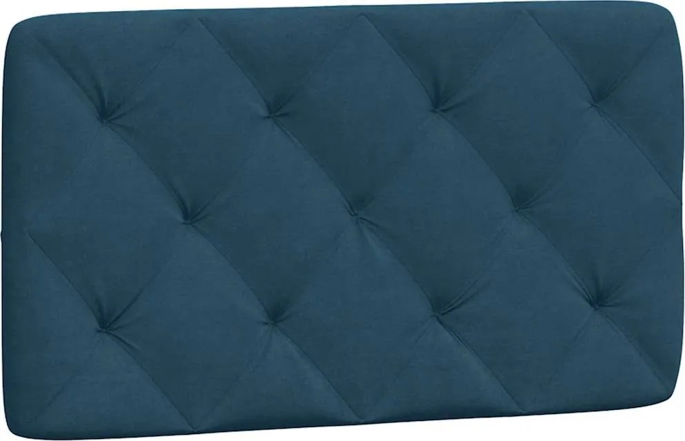 Postel s matrací modrá 80 x 200 cm samet 3208626
