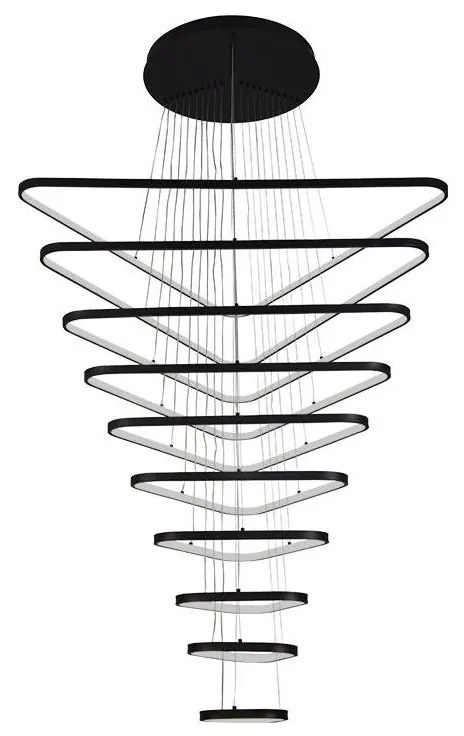 LED Stmívatelný lustr na lanku LED/385W/230V 3000-6500K + dálkové ovládání