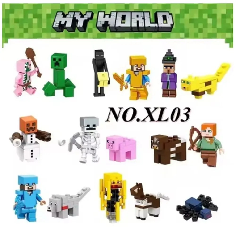 Stavebnice My World – figurky inspirované Minecraftem Varianta: 16 ks (5)