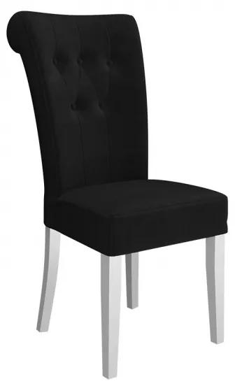 Jídelní židle ST65, Barva: bílý polomatný, Potah: Magic Velvet 2225