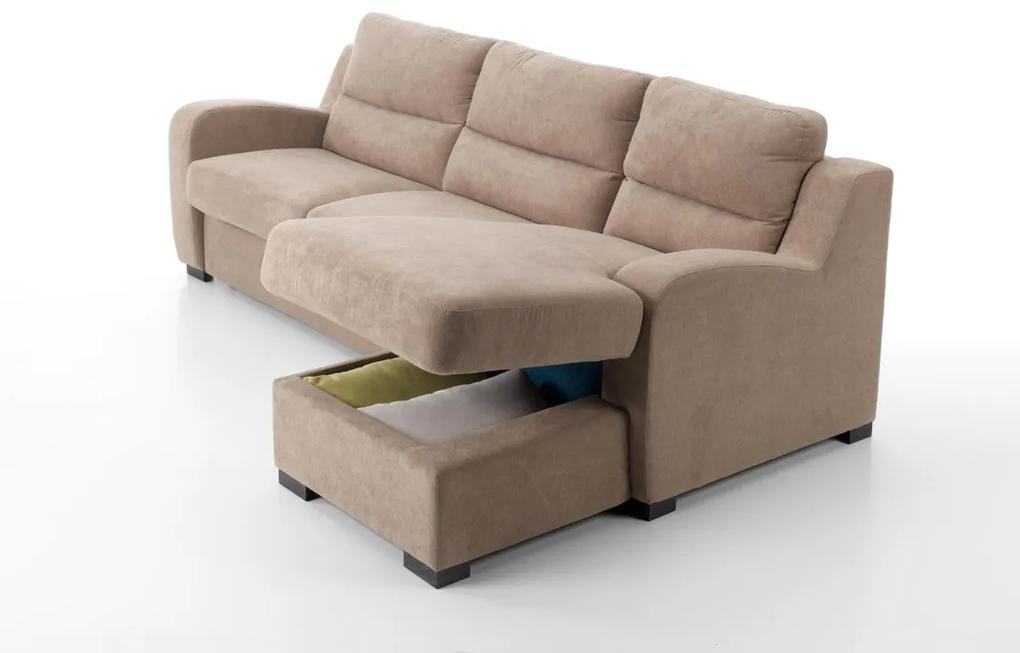 Pregio Italia sofa&relax Velké rozkládací sedačky SHERATON Provedení: 3 místná rozkládací+roh+1+ukonč. s úlož.boxem, Vzorník látek: tekno fibra 17 violet