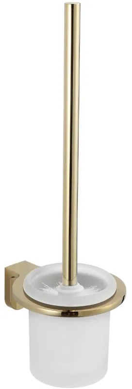 Mexen příslušenství, Lea wc kartáč zlatý, 7026050-50