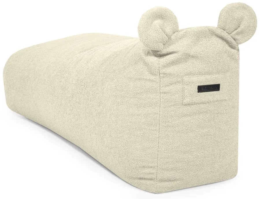 Hnědý dětský sedací vak z textilie bouclé Snug 130 Bear – SLOWDOWN