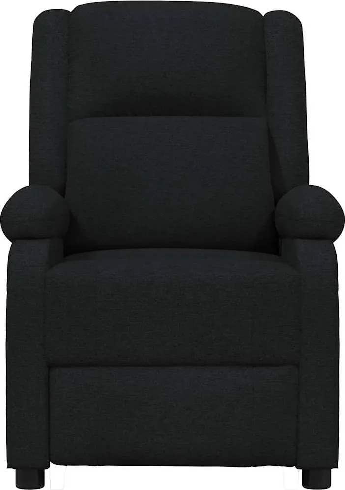Elektrické polohovací křeslo černé textil 3098355