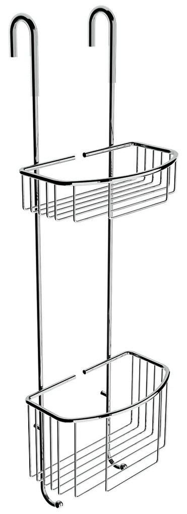 Nimco Závěsná police dvoupatrová chrom - TR 02-26