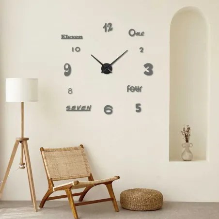 Moderní, designové nalepovací nástěnné hodiny | SENTOP 12S007-12S033