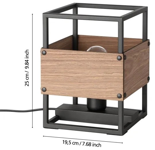 Eglo 43807 - Stolní lampa EVESHAM 1xE27/40W/230V