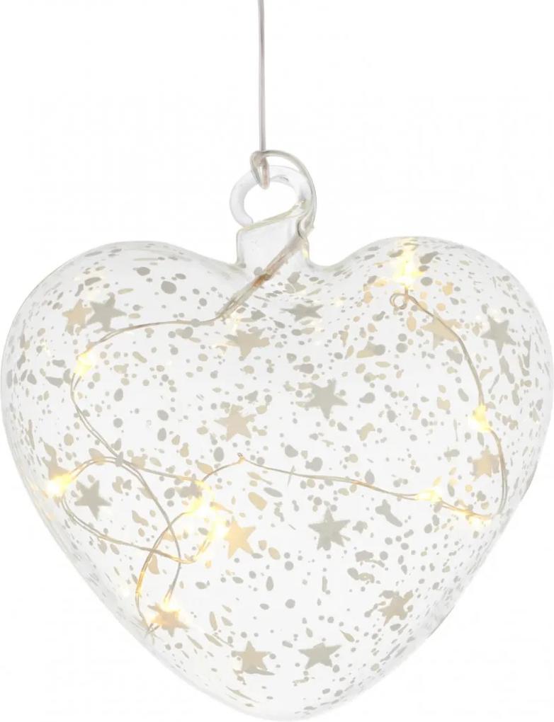Sirius Sirius LED dekorace Romantic Heart Ø10cm (8 LED světel)