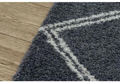 koberec BERBER ASILA B5970, šedo bílý střapce, Maroko Shaggy velikost 240x330 cm | krásné koberce cz