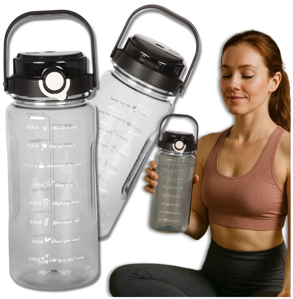 Camerazar Sportovní láhev TRESSARI 1500ml na běhání BPA FREE - ideální pro hydrataci během cvičení