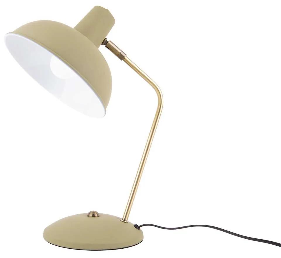 LEITMOTIV Stolní lampa Hood – zelená 37,5 cm