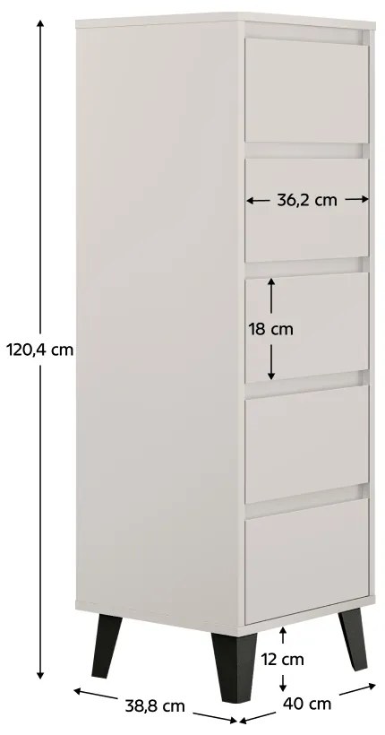 Kondela Komoda, kašmír, BOGAN NEW 5S40