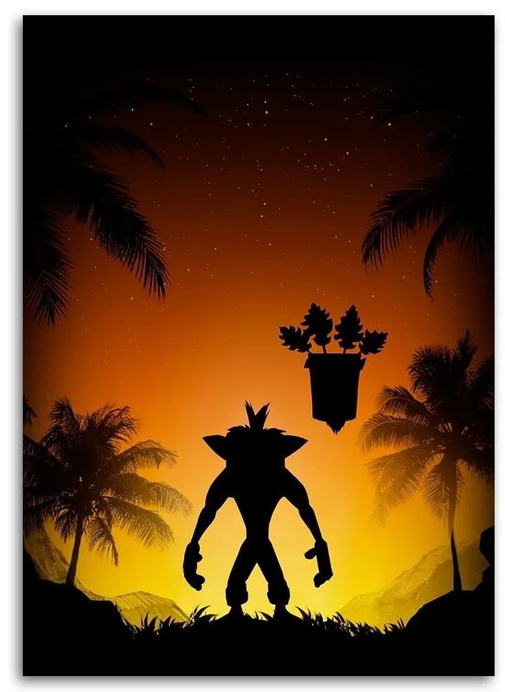 Gario Obraz na plátně Stín herní postavy - DDJVigo Rozměry: 40 x 60 cm