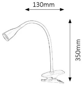 Rabalux JEFF LED stolní lampa 4198