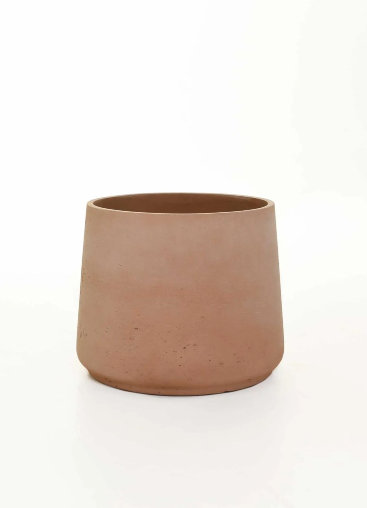 Květináč TROPICO, sklolaminát, výška 20 cm, oranžová
