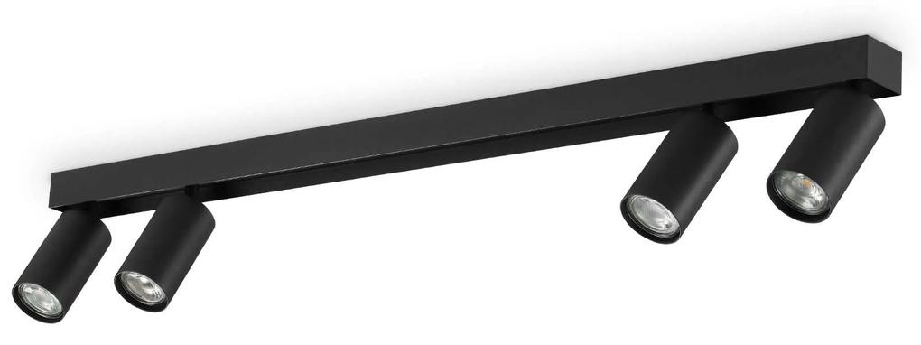 Ideal Lux Designové stropní svítidlo PROFILO 4xGU10 Barva: Černá