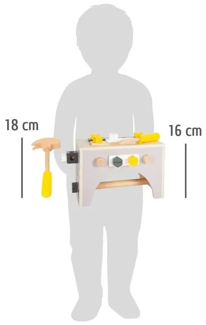 Small Foot Bedýnka s nářadím 2v1 Miniwob