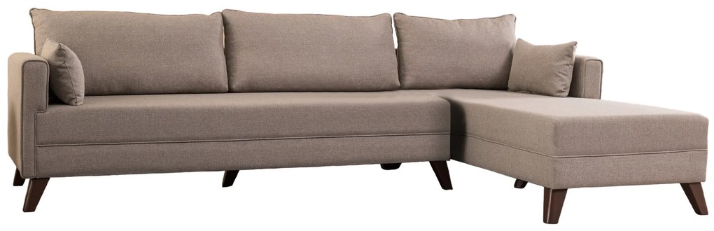 Atelier del Sofa Rohová sedací souprava Bella Corner Sofa Right 1 - Cream, Krémová