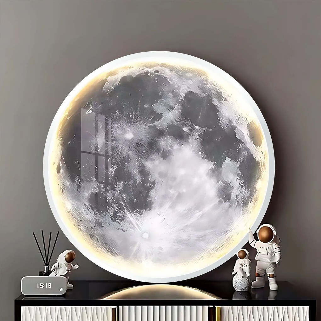 Toolight Moon, LED nástěnné svítidlo 50cm, 35W, 4000K, APP1806-CW, OSW-04352