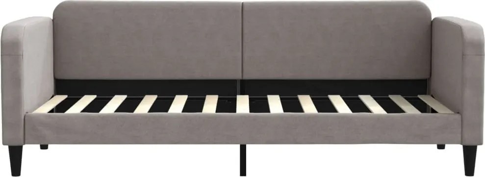 Válenda s přistýlkou a zásuvkami taupe 80 x 200 cm textil 3196850