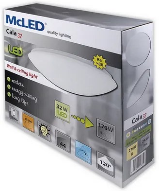 LED svítidlo McLED Cala 32 32W IP44 2700K teplá bílá ML-411.209.32.0