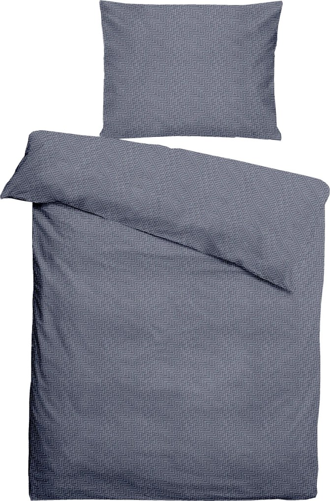XXXLutz POVLEČENÍ, flanel, modrá, 140/200 cm - Povlečení - 003332005001