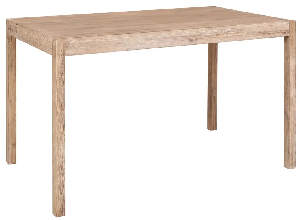 247239 vidaXL Jídelní stůl 120 x 70 x 75 cm masivní akáciové dřevo