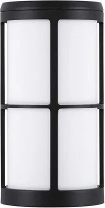 NV 9002851 Venkovní nástěnné svítidlo STONE černý hliník a akryl E27 1x12W 220-240V IP54 bez žárovky - NOVA LUCE
