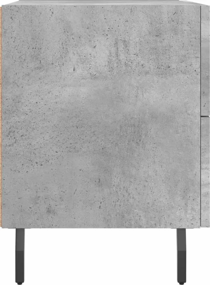vidaXL Noční stolky 2 ks 40 x 35 x 47,5 cm kompozitní dřevo [827349] Barva: bílá s vysokým leskem