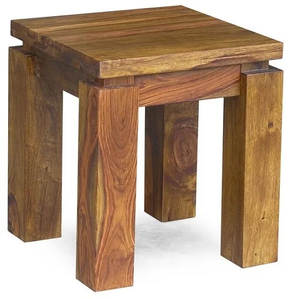 Masiv24 - DAKOTA Příruční stolek 40x40 cm, palisandr