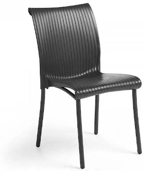 Regina židle antracitová - krémová