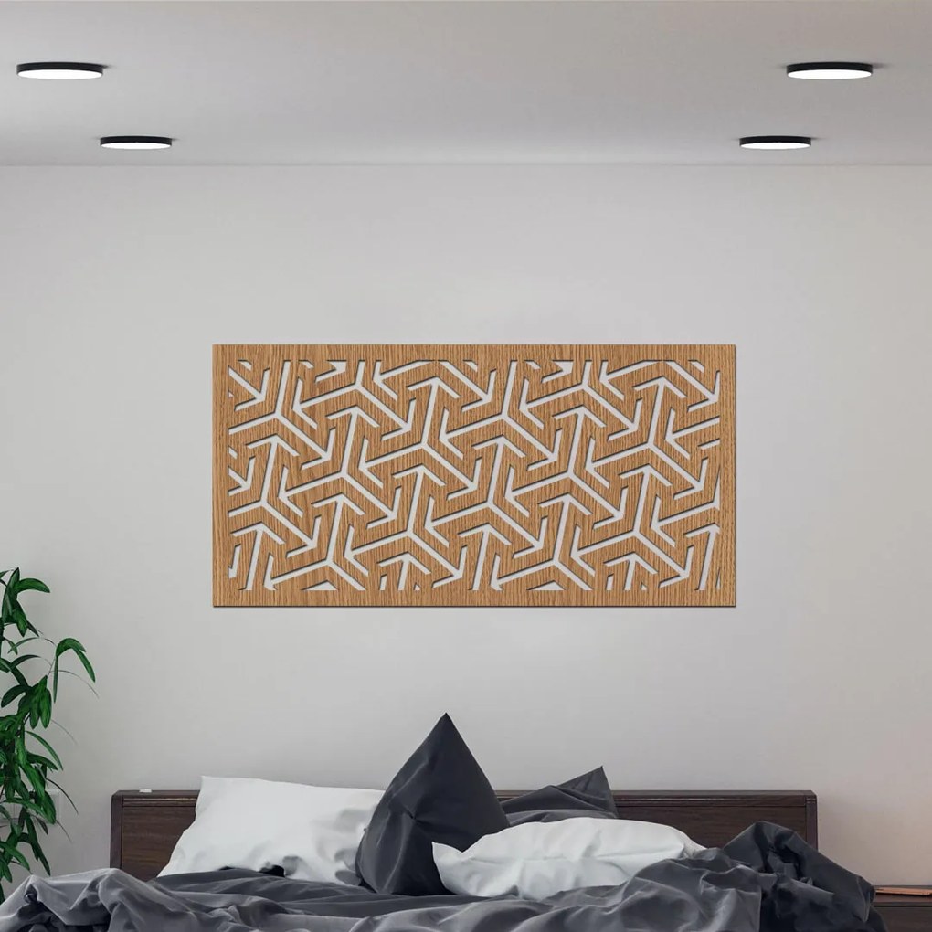 dřevo života Dekorační panel FLAKES Rozměry (cm): 20x40, Barevný vzor: Bílá
